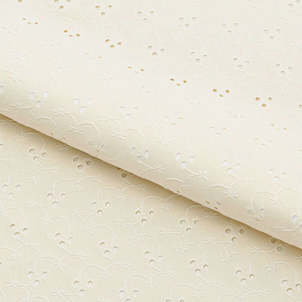Eyelet Polyester Spandex Jacquard Fabric | Blue Moon Fabrics