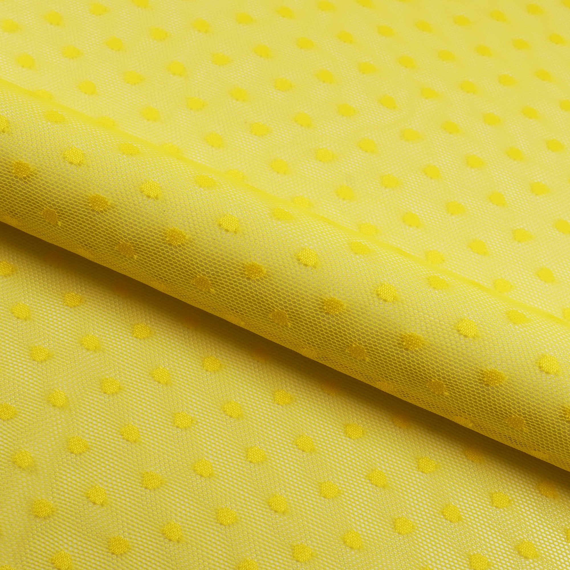 Tonal Polka Dot Stretch Mesh Fabric | Blue Moon Fabrics
